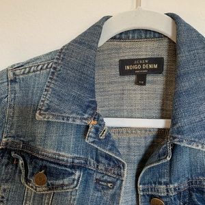 J. Crew | Jackets & Coats | J Crew Indigo Denim Jacket | Poshmark